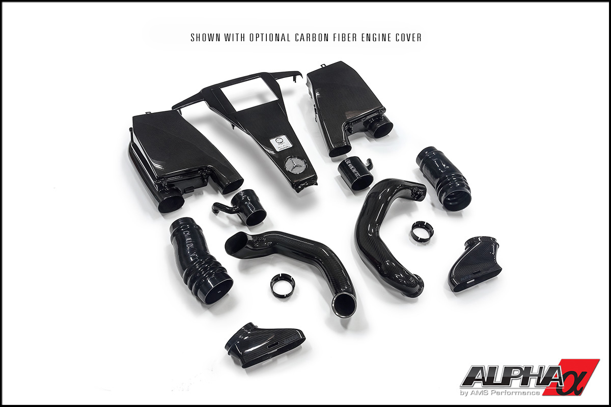 2011+ E63 AMG 5.5TT M157 Alpha Series Carbon Intake System