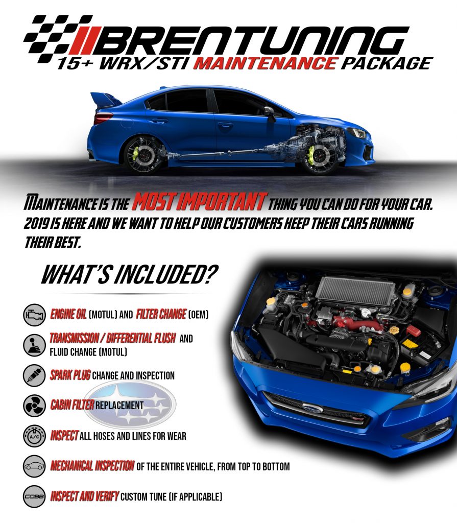 Subaru WRX / STi 30,000 Mile Service